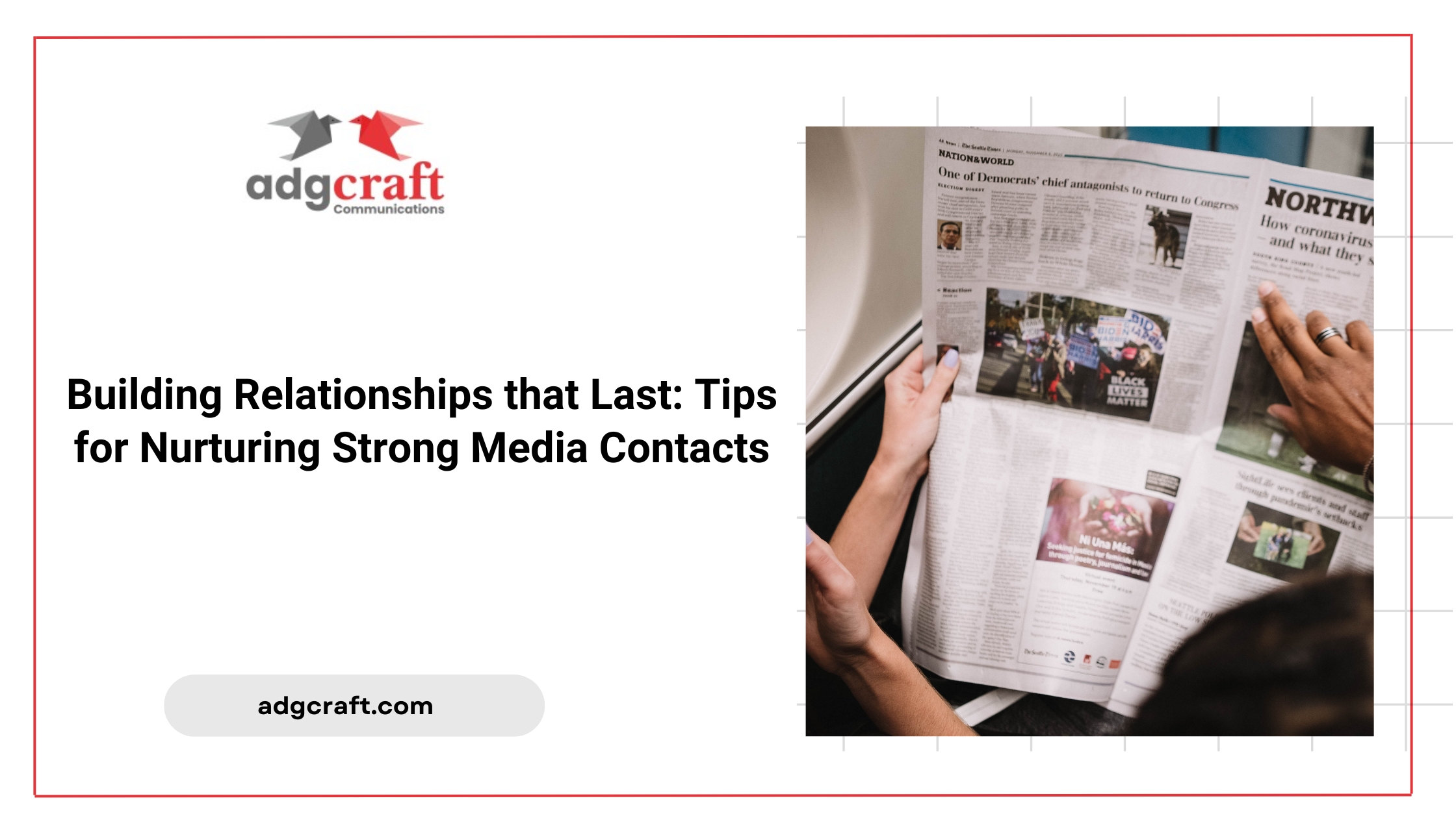 Building Media Relations in PR | Adgcraft Communications